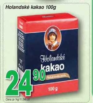 ARCHIV Kávoviny Holandské kakao 100g v akci platné do 5 1 2021