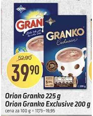 ARCHIV | Orion Granko 225g Orion Granko Exclusive 200 g v akci platné ...
