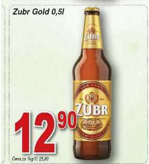 Zubr Gold pivo 0,5l v akci | AkcniCeny.cz