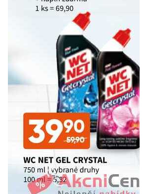 ARCHIV | WC NET GEL CRYSTAL 750 ml v akci platné do: 15.3.2022 ...