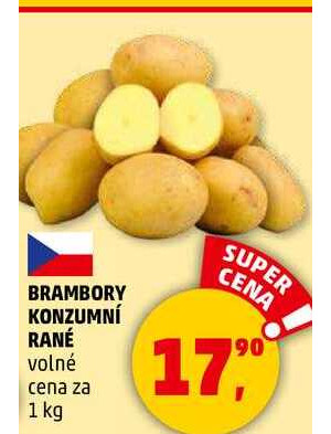 BRAMBORY KONZUMNÍ RANÉ, 1 kg v akci | AkcniCeny.cz