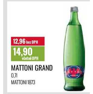 MATTONI GRAND 0.7 l v akci | AkcniCeny.cz