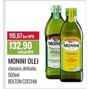 ARCHIV | MONINI OLEJ classico, delicato, 500ml v akci platné do: 28.2. ...