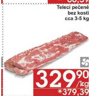 ARCHIV | Telecí pečeně bez kosti, 1 kg v akci platné do: 8.11.2021 ...