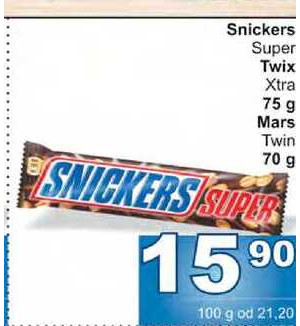 Snickers 75g v akci | AkcniCeny.cz