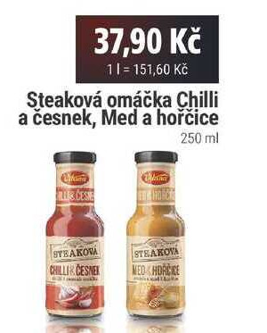 ARCHIV | Vitana Steaková omáčka Chilli a česnek, Med a hořčice 250 ml v ...