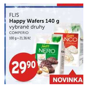 ARCHIV | Flis Happy Wafers 140 g vybrané druhy v akci platné do: 7.12. ...