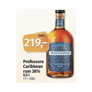 ARCHIV | Professore Caribbean rum 38% 0,5l v akci platné do: 8.3.2022 ...