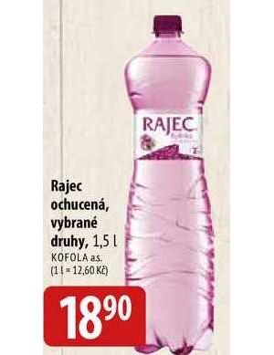 ARCHIV | Rajec ochucený 1,5l, vybrané druhy 1.5l v akci platné do: 19.9 ...
