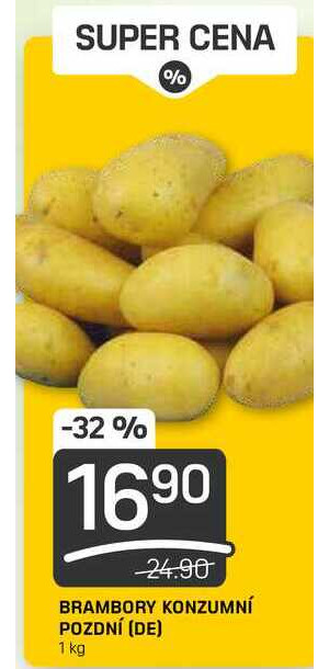 BRAMBORY KONZUMNÍ POZDNÍ (DE) 1 kg v akci | AkcniCeny.cz