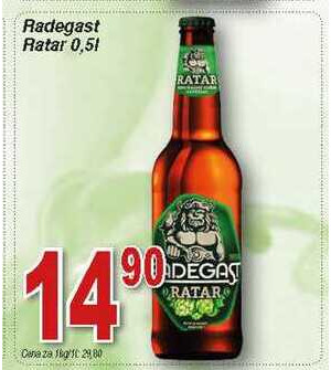Radegast Ratar pivo 0,5l v akci | AkcniCeny.cz