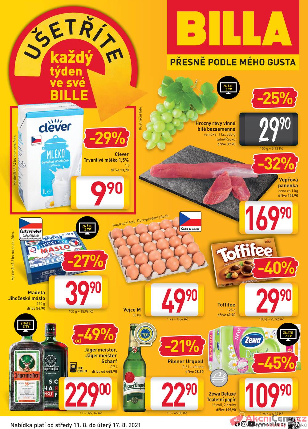 Slevový leták - Billa Bonus Club od 20.1. do 2.2.2021 - eMimino.cz