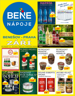 BENE NÁPOJE letáky | AkcniCeny.cz