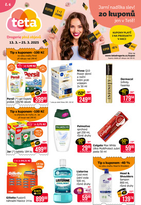 Slevový leták - Teta drogerie od 10.3. do 12.3.2025 - eMimino.cz