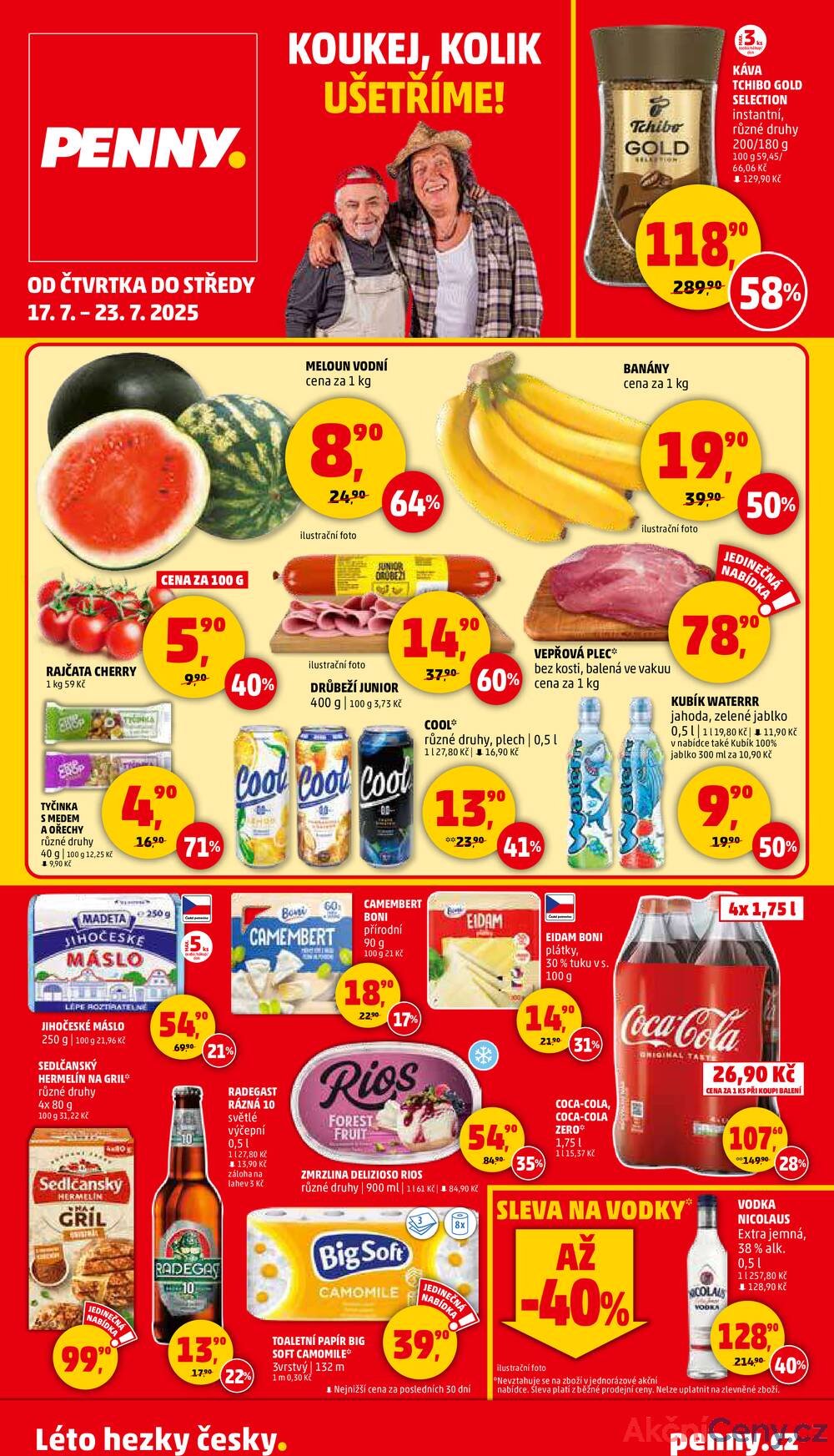 Leták Penny Market od 17.7. do 23.7.2025 | AkcniCeny.cz