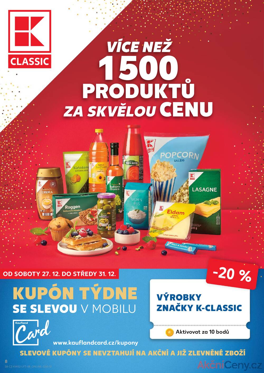Leták Kaufland 27.12. - 31.12. - Kaufland - Praha 12 (Modřany) - 4 ...