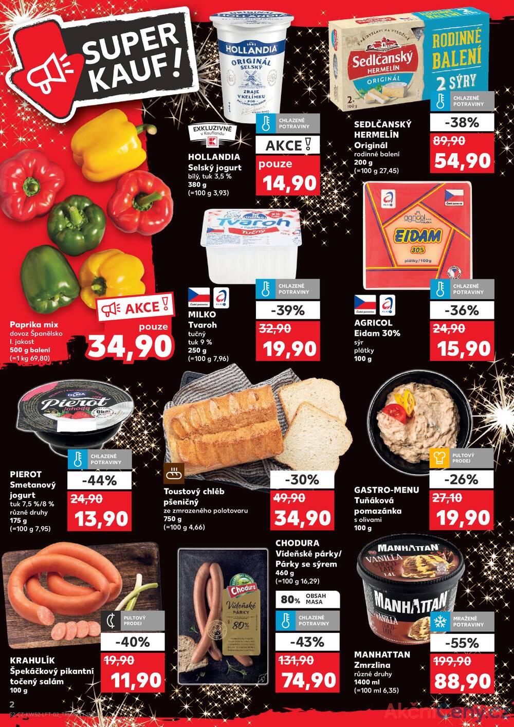 Leták Kaufland 27.12. - 31.12. - Kaufland - Velké Meziříčí - 1.strana ...