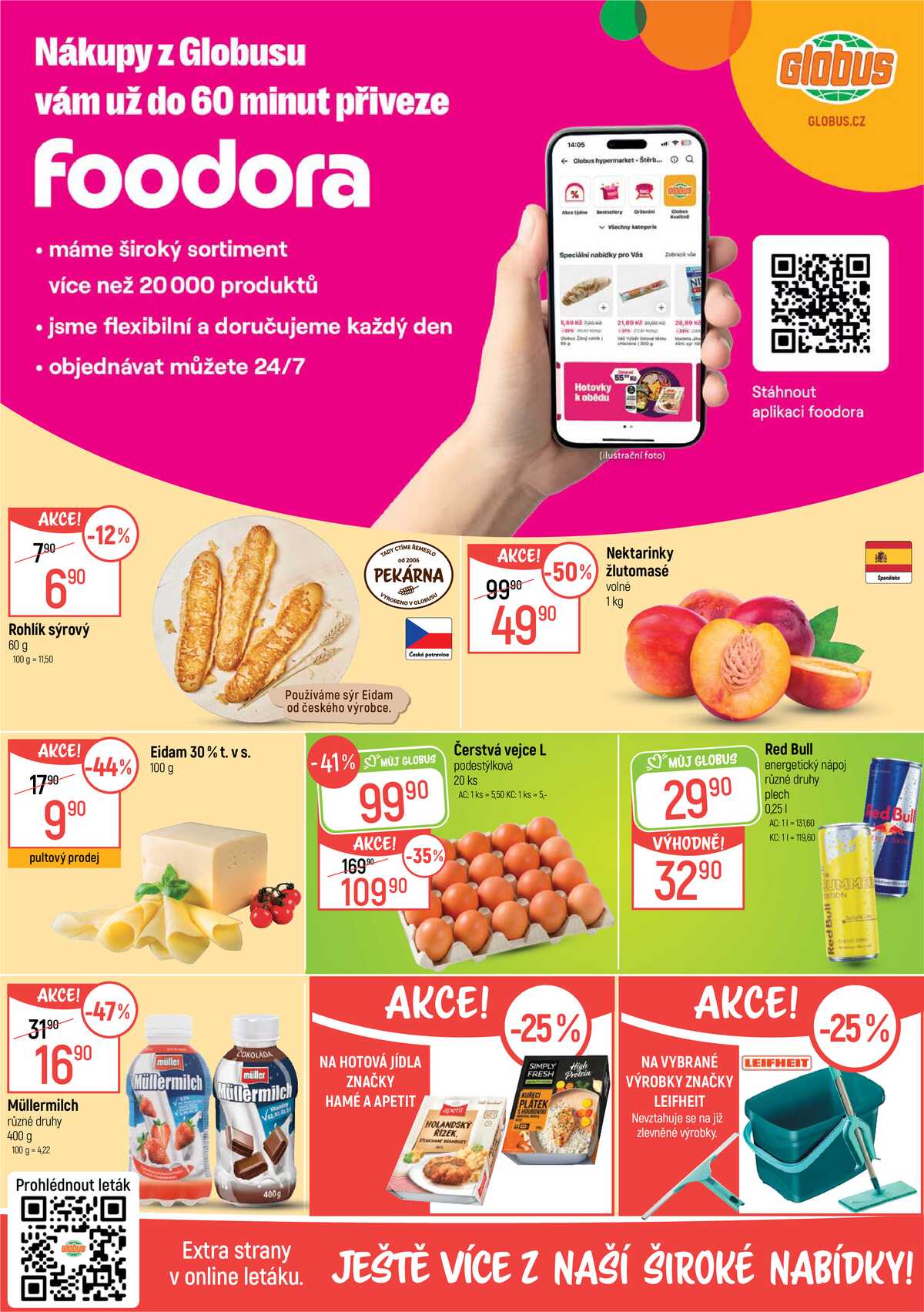 Leták Akční leták Globus 3.6. - 9.6.2026 - Globus Praha - Štěrboholy ...
