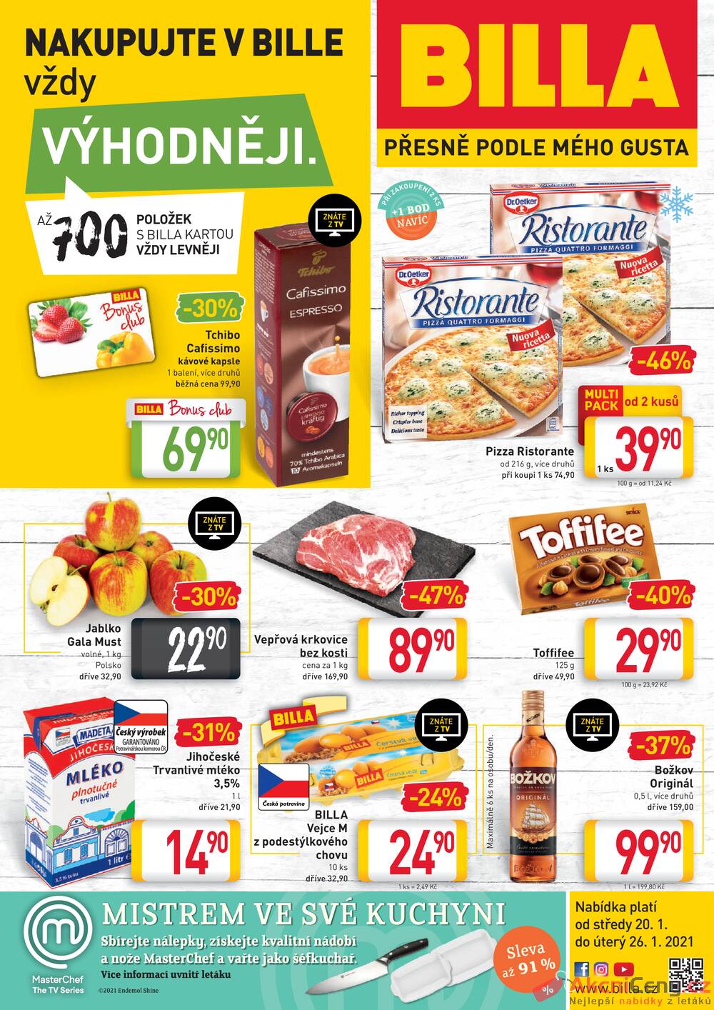 Slevový leták - Billa Bonus Club od 4.1. do 19.1.2021 - eMimino.cz