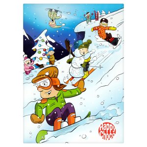 Happy Choco Adventní kalendář 50g v akci | AkcniCeny.cz