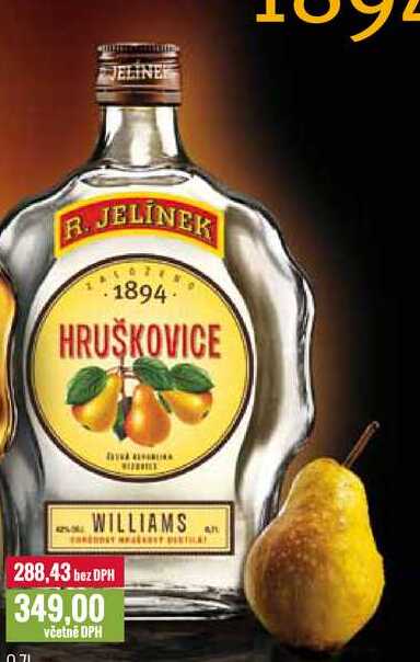 Rudolf Jelínek Vizovická slivovice bílá 50% 2018, 0,7 l v akci ...