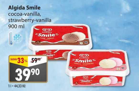 ARCHIV | Algida Smile vanilla 900 ml v akci platné do: 25.4.2021 ...