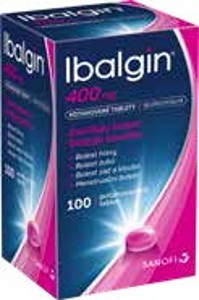 Ibalgin® 400 mg 100 potahovaných tablet v akci | AkcniCeny.cz