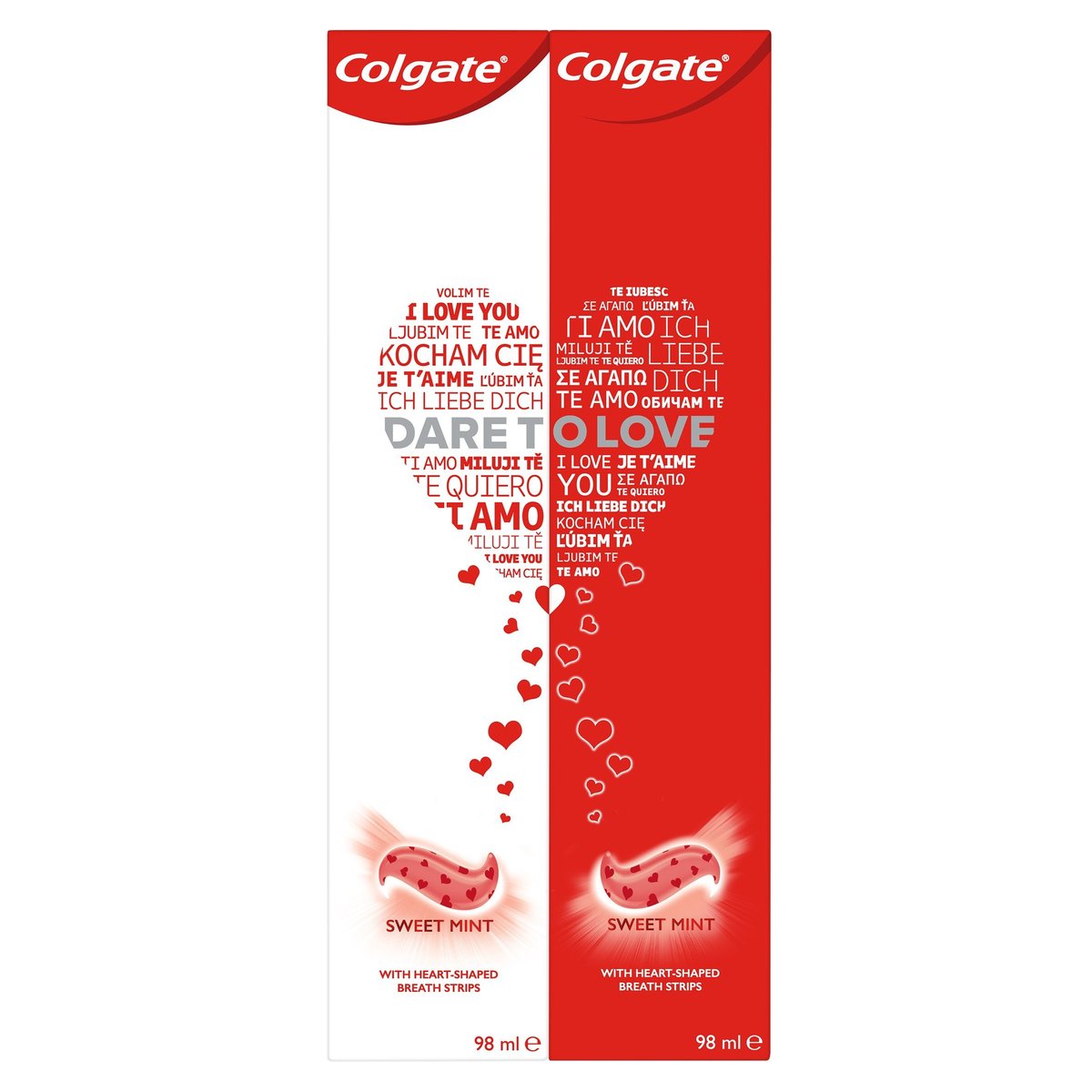Colgate Zubní pasta dare to love duopack v akci | AkcniCeny.cz