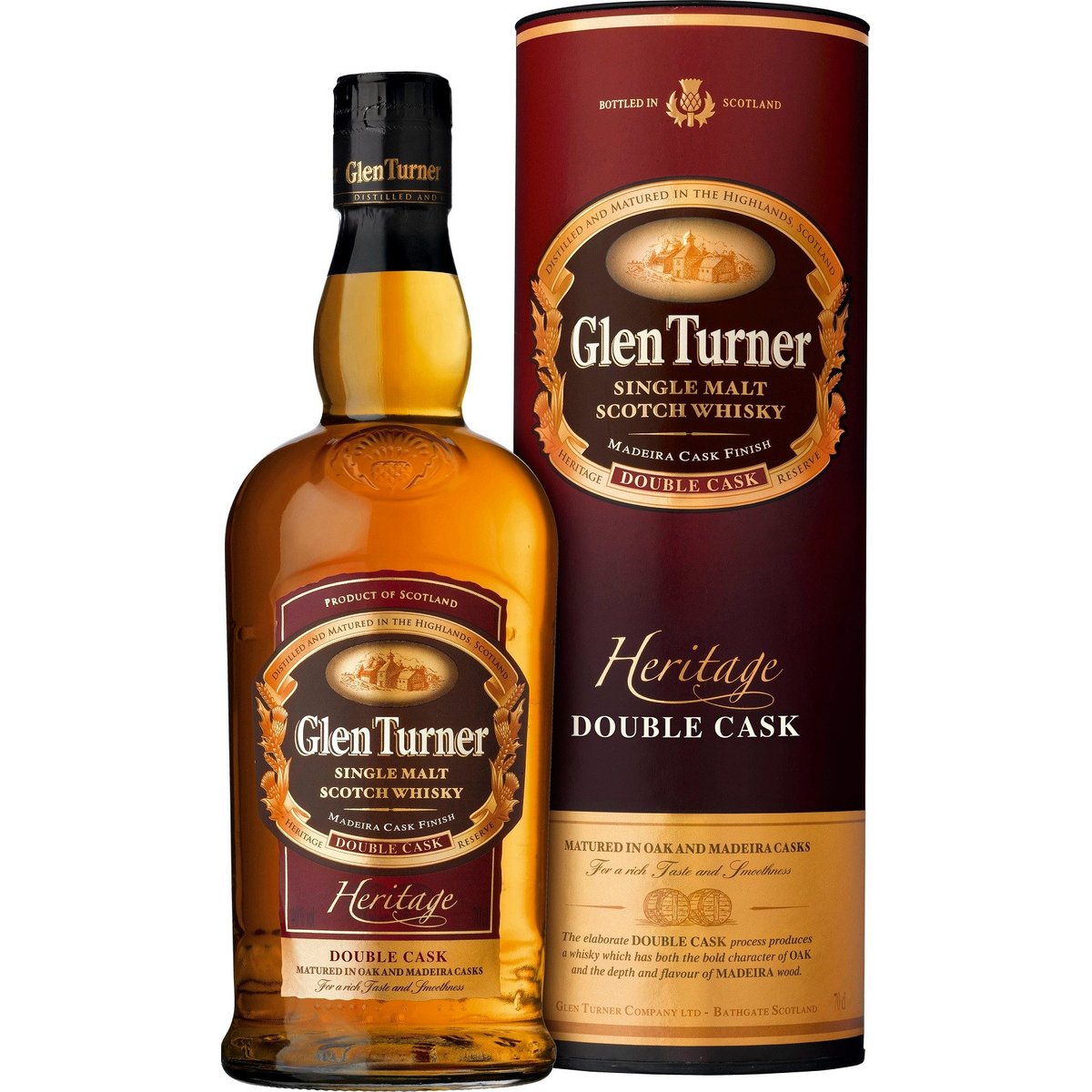 Glen Turner Single Malt Scotch Whisky, dárkové balení 40% v akci ...