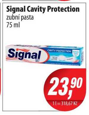 Signal Cavity Protection zubní pasta 75 ml v akci | AkcniCeny.cz