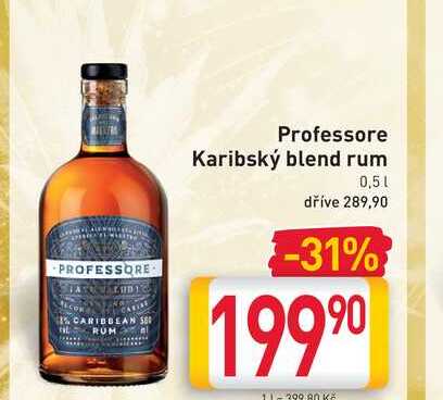 ARCHIV | Professore Karibský blend rum 0,51 v akci platné do: 2.1.2022 ...