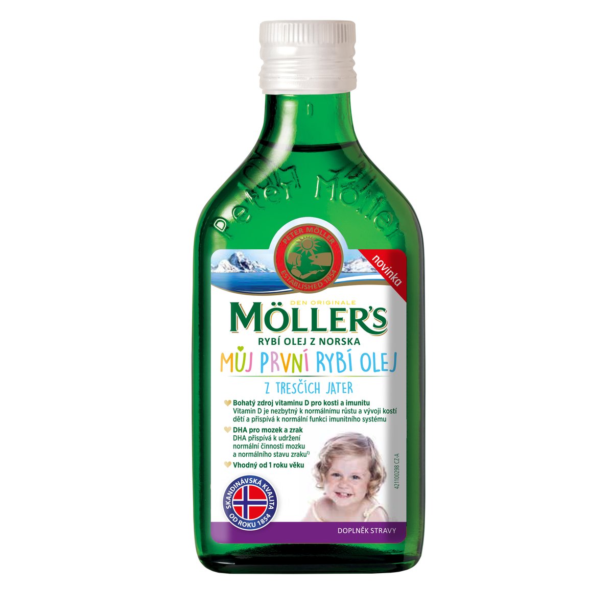 Mollers Omega 3 Můj první rybí olej 250ml v akci | AkcniCeny.cz