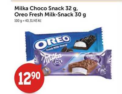 ARCHIV | Milka Choco Snack 32 g, Oreo Fresh Milk-Snack 30 g v akci ...