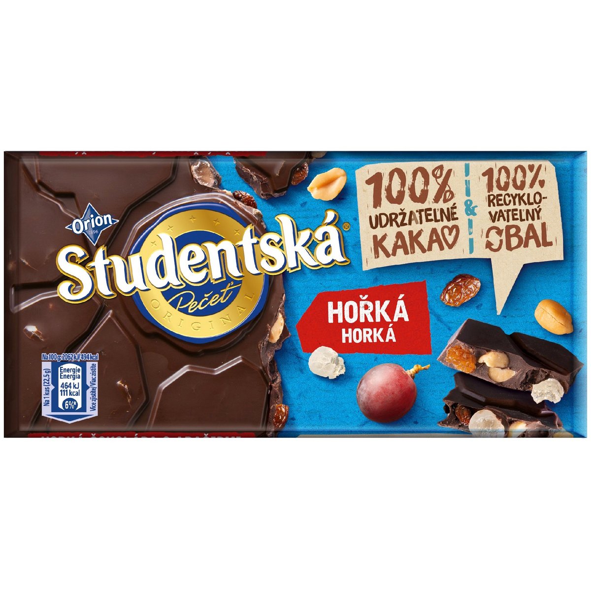 Orion Studentská pečeť bílo-mléčná čokoláda v akci | AkcniCeny.cz