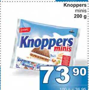 Knoppers minis 200 g v akci | AkcniCeny.cz