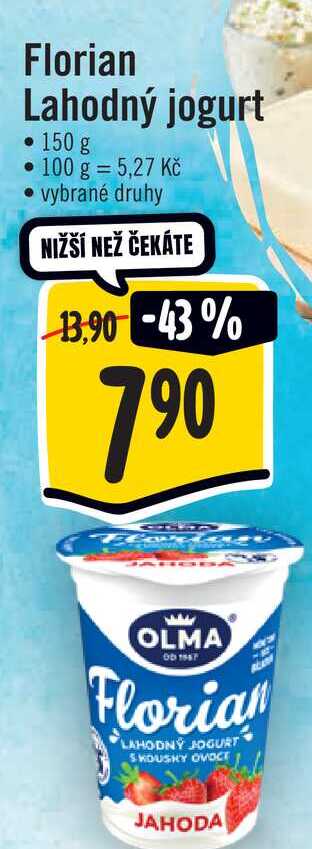 ARCHIV | Florian Lahodný jogurt 150 g v akci platné do: 22.2.2022 ...
