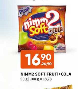 ARCHIV | NIMM2 SOFT FRUIT+COLA 90 g v akci platné do: 1.3.2022 ...