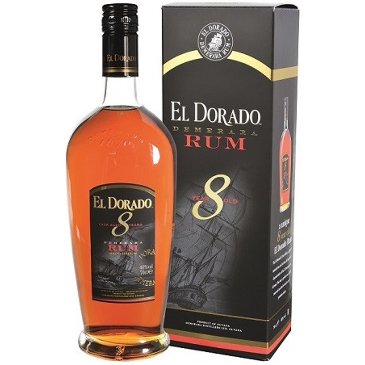 ARCHIV | El Dorado Rum 8 YO, dárkové balení 40% Alc. v akci platné do ...