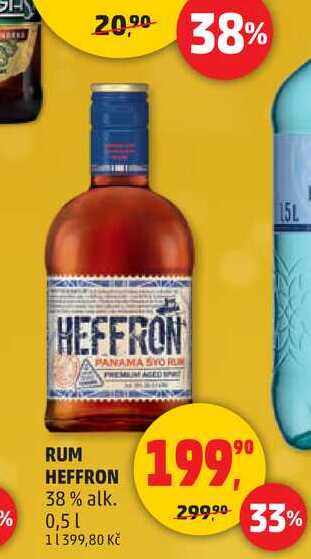ARCHIV | RUM HEFFRON, 0,5 l v akci platné do: 2.3.2022 | AkcniCeny.cz
