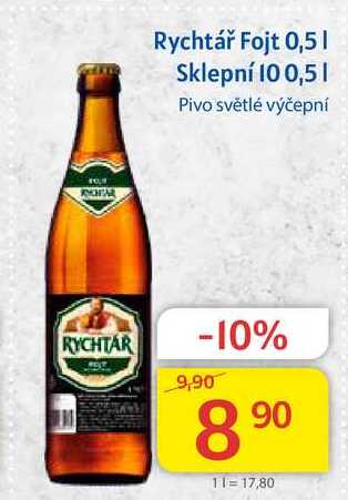 ARCHIV | Sklepní 10 Pivo světlé výčepní 0,5l v akci platné do: 7.3.2022 ...