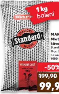 ARCHIV | Mletý standard káva v akci platné do: 15.3.2022 | AkcniCeny.cz