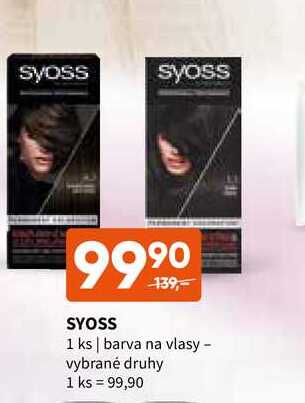ARCHIV | SYOSS 1 ks | barva na vlasy - vybrané druhy v akci platné do ...