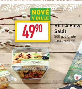 ARCHIV | BILLA Easy Salát 200 g. 3 druhy v akci platné do: 17.4.2022 ...