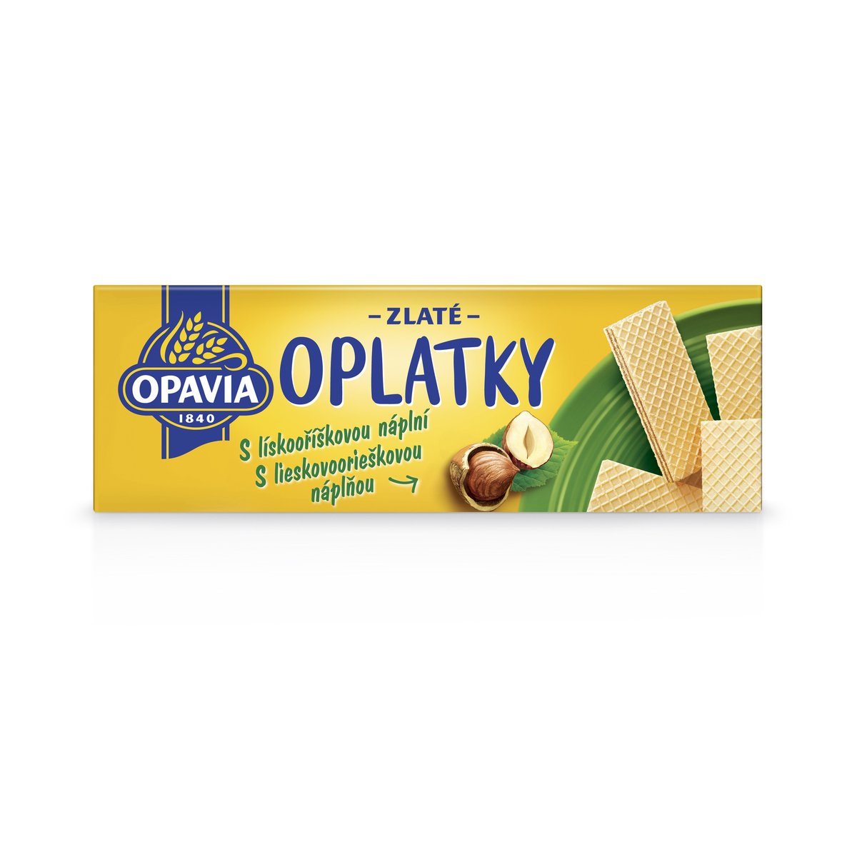 Opavia Zlaté Florenta oplatky mandlovo-nugátová náplň v akci | AkcniCeny.cz