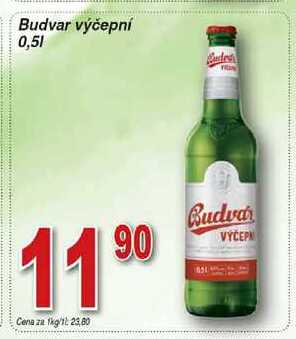 Budvar výčepní Pivo 0,5l v akci | AkcniCeny.cz