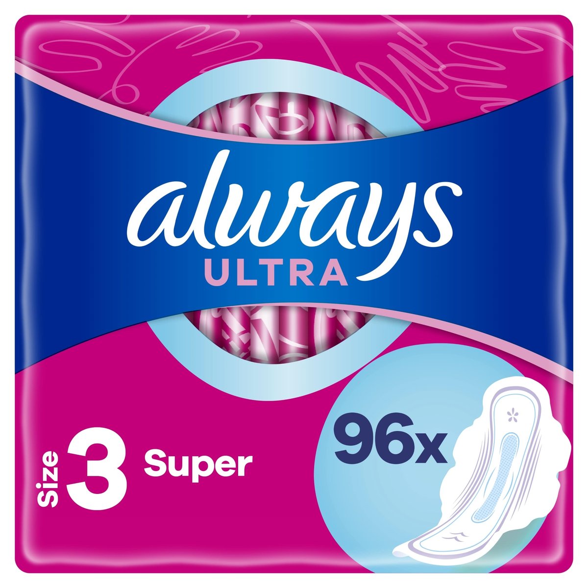 Always Ultra Super hygienické vložky s křidélky v akci | AkcniCeny.cz