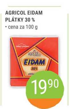 Eidam 30% 100g v akci Můjobchod | AkcniCeny.cz