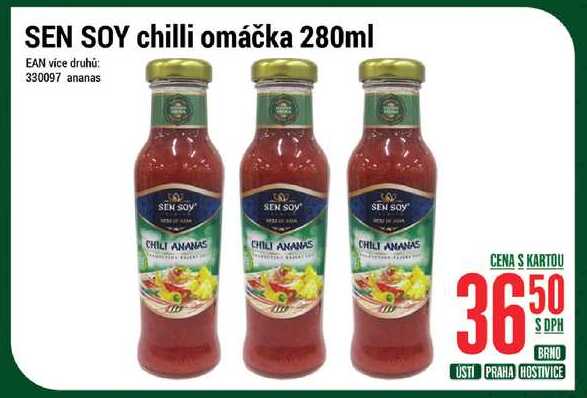 ARCHIV | SEN SOY chilli omáčka 280ml v akci platné do: 12.4.2022 | AkcniCeny.cz