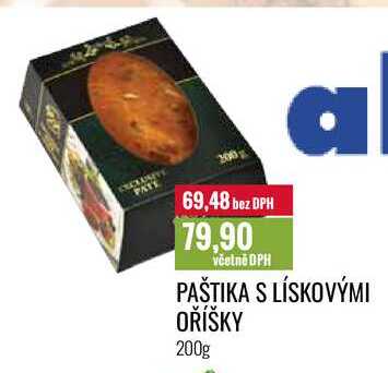 Paté Du Chef PAŠTIKA S LÍSKOVÝMI OŘÍŠKY 200g v akci | AkcniCeny.cz