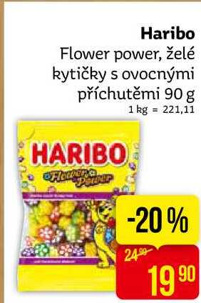 ARCHIV | Haribo Flower power, želé kytičky s ovocnými příchutěmi 90 g v ...